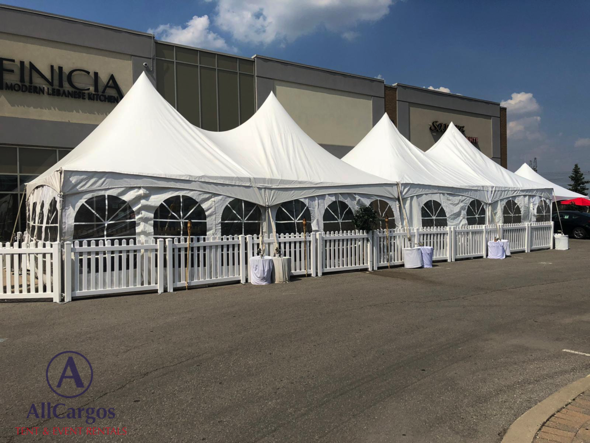 20x60 Frame Tent- White Top - AER Tent & Event Rentals Inc