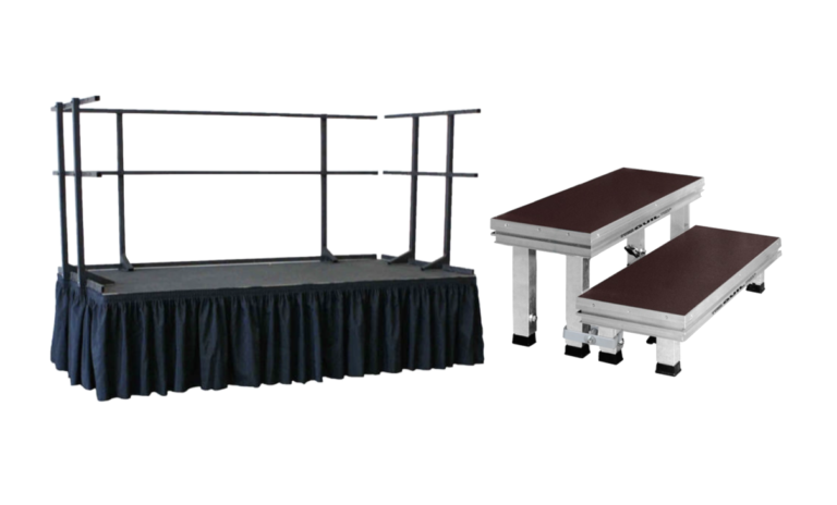 Clear Acrylic Stage Platform - AER Tent & Event Rentals Inc