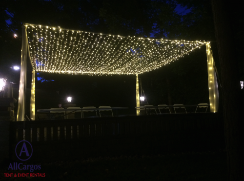 Light Frame with Twinkle Lights on the Top - AER Tent & Event Rentals Inc